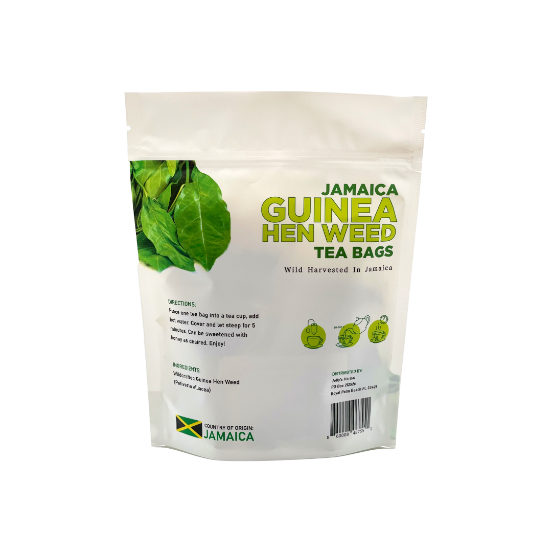 Jamaican Guinea Hen Weed Tea Bags, Anamu Tea
